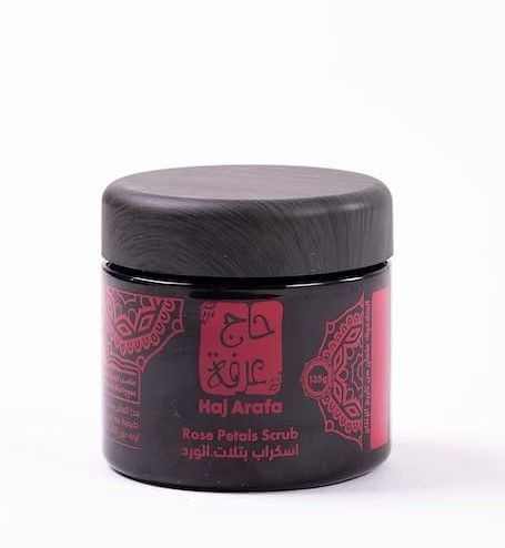Buy Haj Arafa Rose Petals Scrub, 135g Online in Egypt | Talabat Egypt