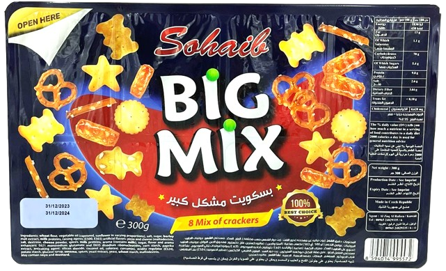 Buy Sohaib Big Mix Crackers, 300g Online in Kuwait | Talabat Kuwait