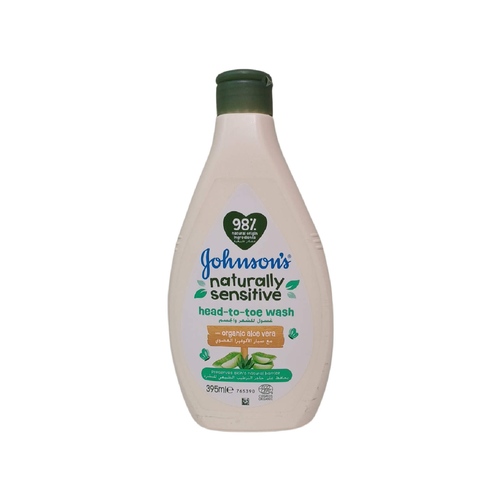Buy Johnson's Baby Naturally Sensitive with Organic Aloe Vera Head-To ...