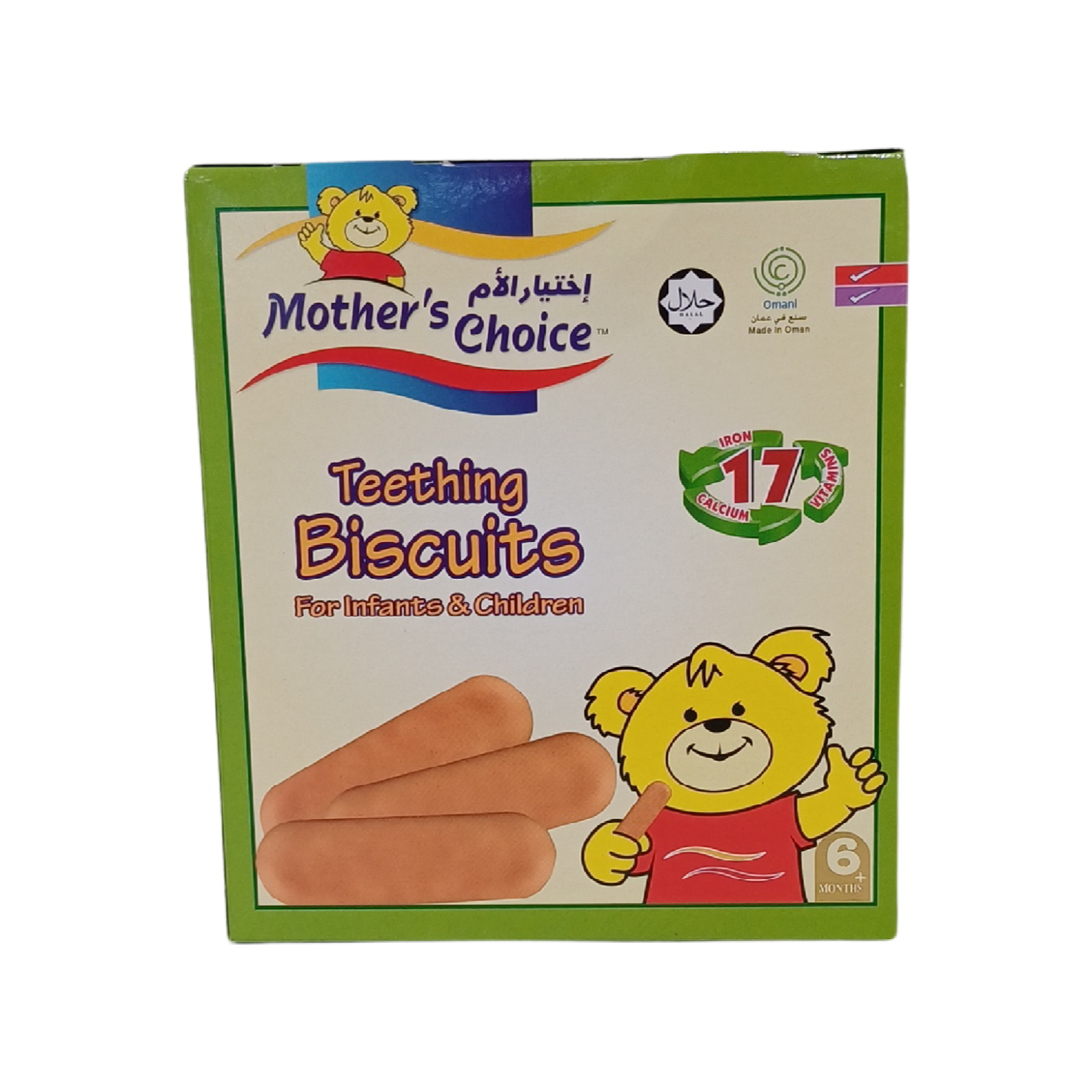 Buy Mother's Choice Teething Biscuits, 180 g Online in Oman | Talabat Oman