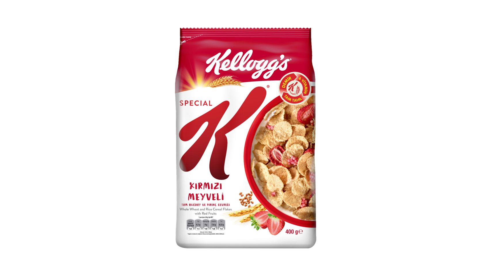 Kellogg's Special K Kırmızı Meyveli Kahvaltılık Gevrek 400 g ...