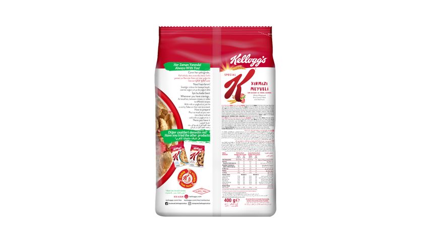 Kellogg's Special K Kırmızı Meyveli Kahvaltılık Gevrek 400 g ...