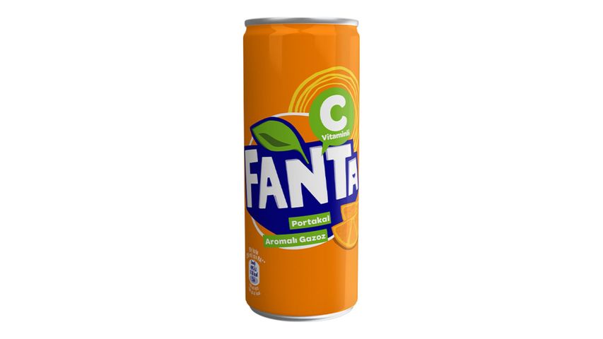 Fanta Gazoz Kutu 250 ml - yemeksepeti.com