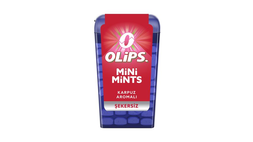 Olips Mini Mints Karpuz Aromalı Şeker 12,5 g - yemeksepeti.com