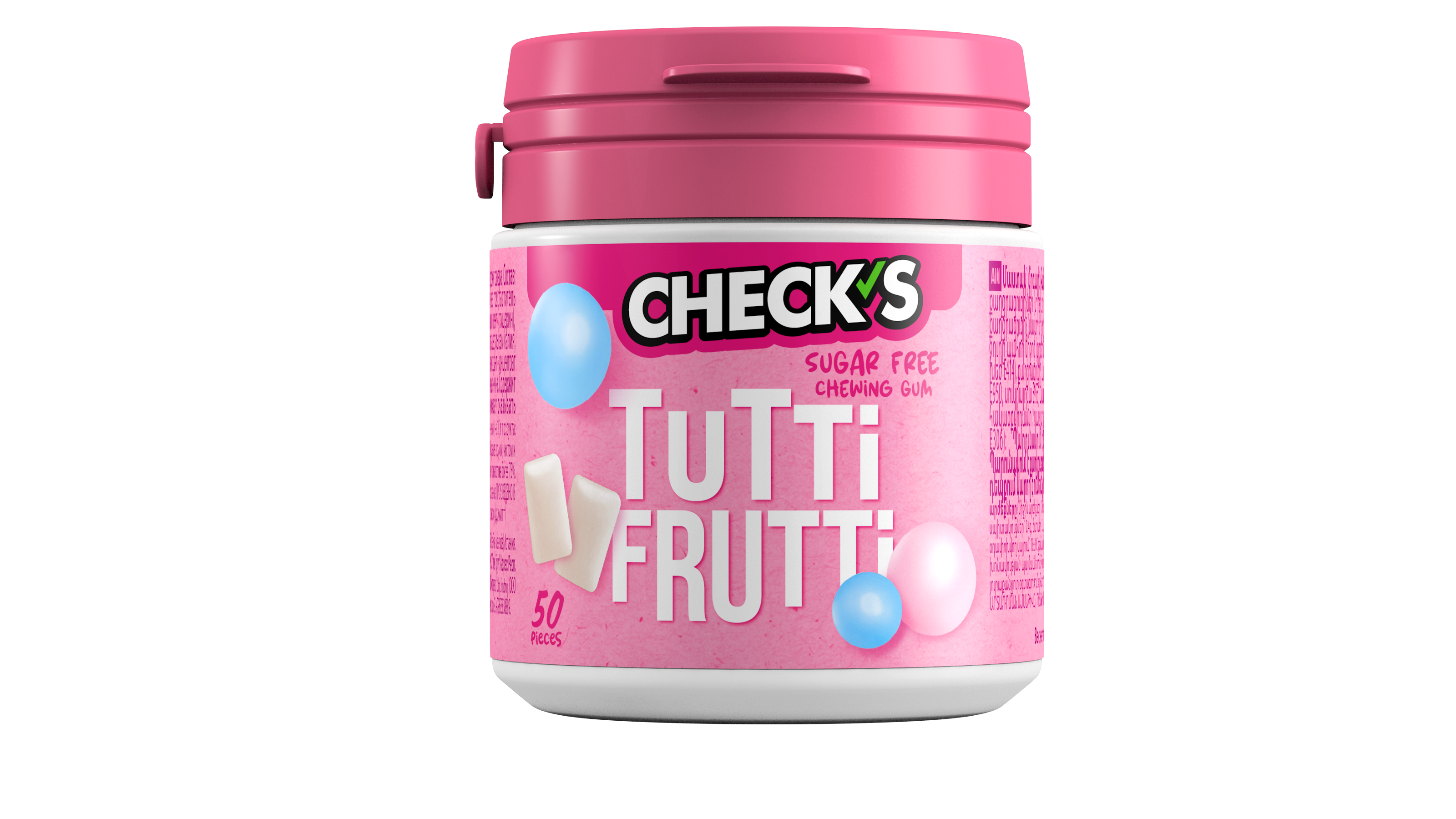 Buy Check's Tutti Frutti Sugar Free Chewing Gum, 84g Online in Kuwait ...