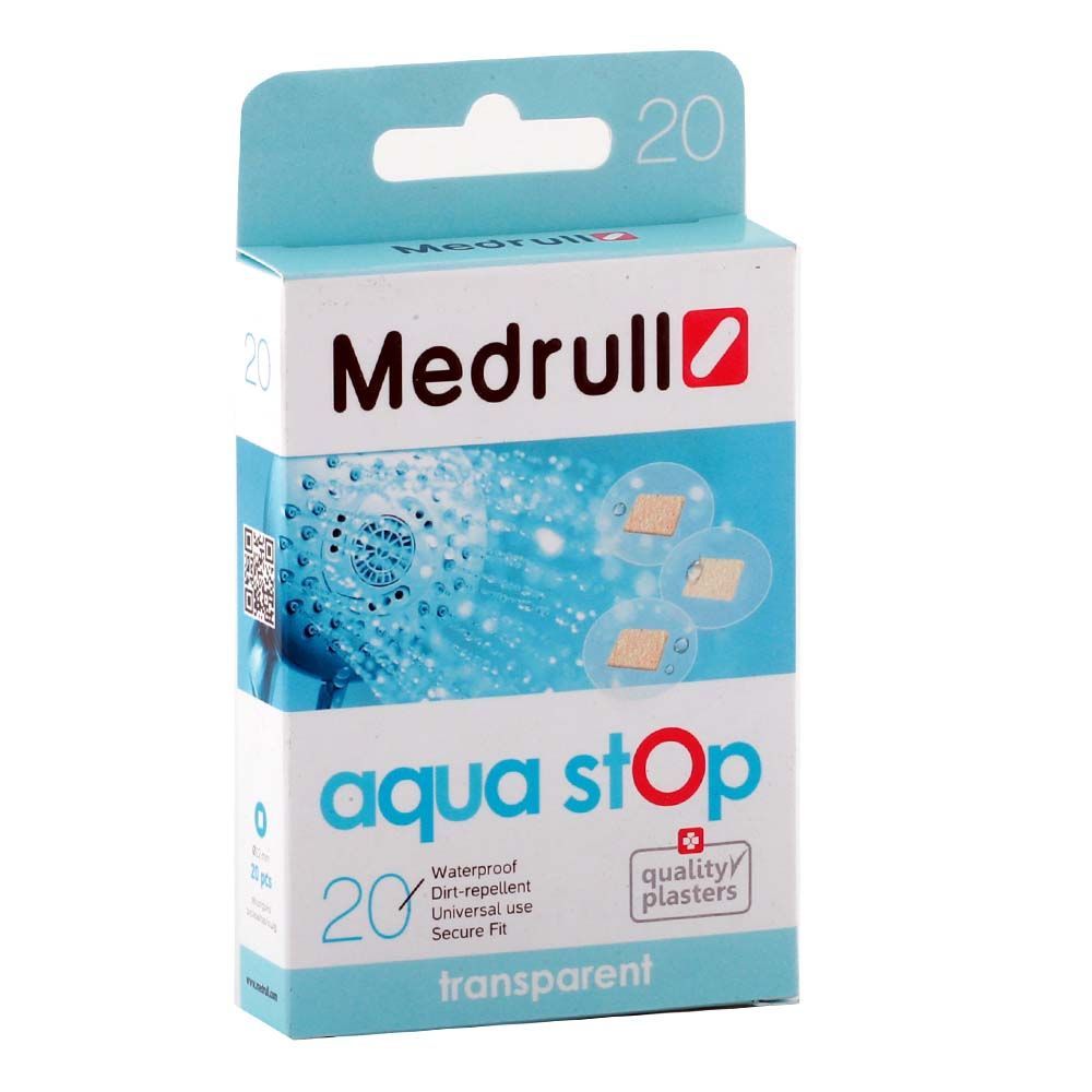 Buy Medrull Aqua Stop Plasters, 20 Pieces Online in Kuwait | Talabat Kuwait