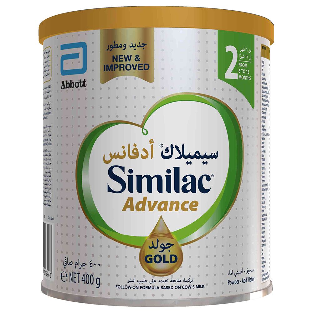 Buy Similac Gold 2 New Advanced Follow-On Formula (6-12 Months), 400g ...