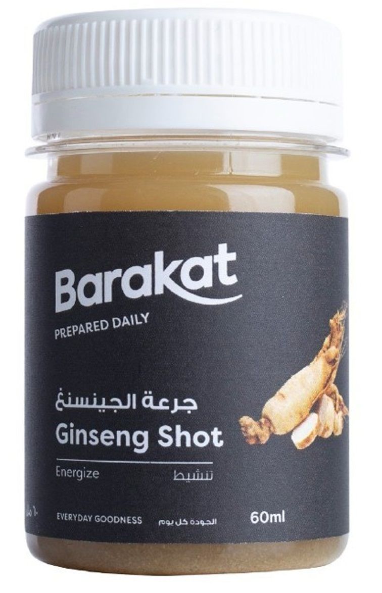 Buy Barakat Ginseng Shot, 60ml Online in UAE | Talabat UAE