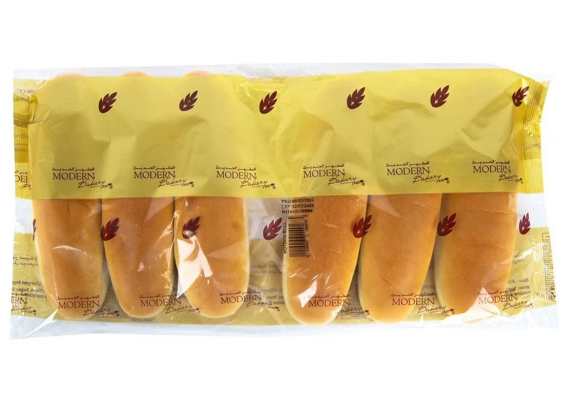 Buy Modern Bakery Plain Hotdog Bread Rolls (6 Pieces), 78g Online in ...