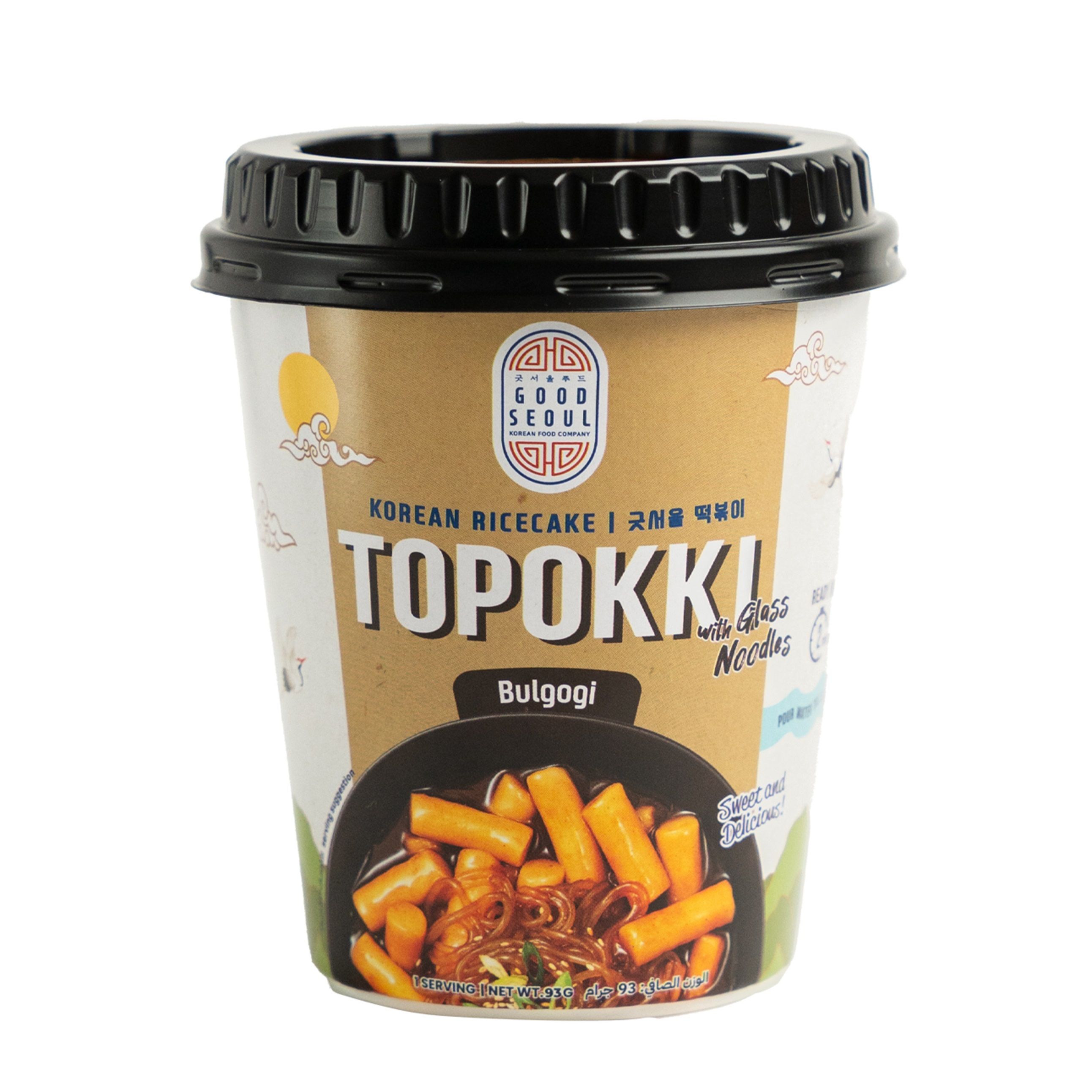 Buy Good Seoul Topokki Bulgogi Korean Ricecake Cup, 93g Online in ...