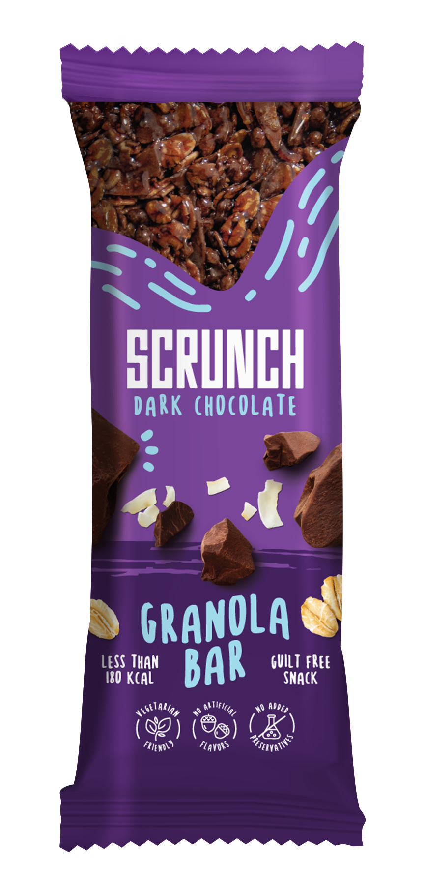 Buy Scrunch Dark Chocolate Granola Bar, 30g Online in Egypt | Talabat Egypt