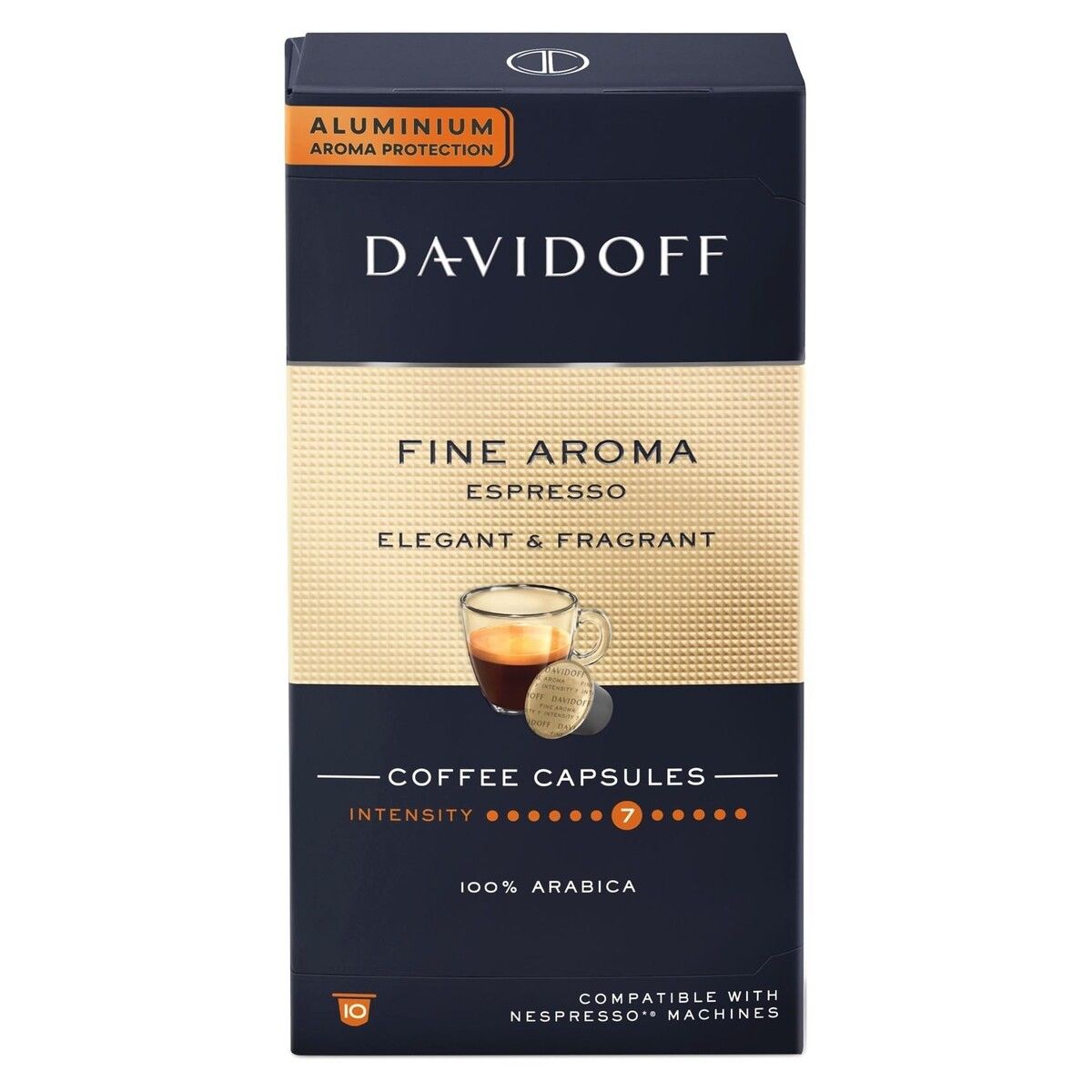 Buy Davidoff Fine Aroma 7/12 Intensity Coffee Capsules, 10 Capsules ...