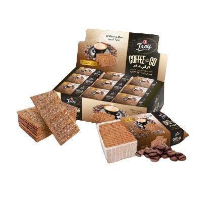 Buy Troy Coffee & Co Coffee Flavor Biscuit, 18x35g Online in Kuwait ...