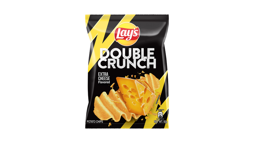 Lays Double Crunch Extra Cheese Potato Chips 50g Delivery In The