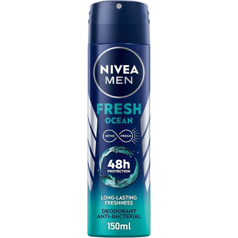 Buy Nivea Deo Spray Fresh Ocean 150 ml Online in UAE | Talabat UAE