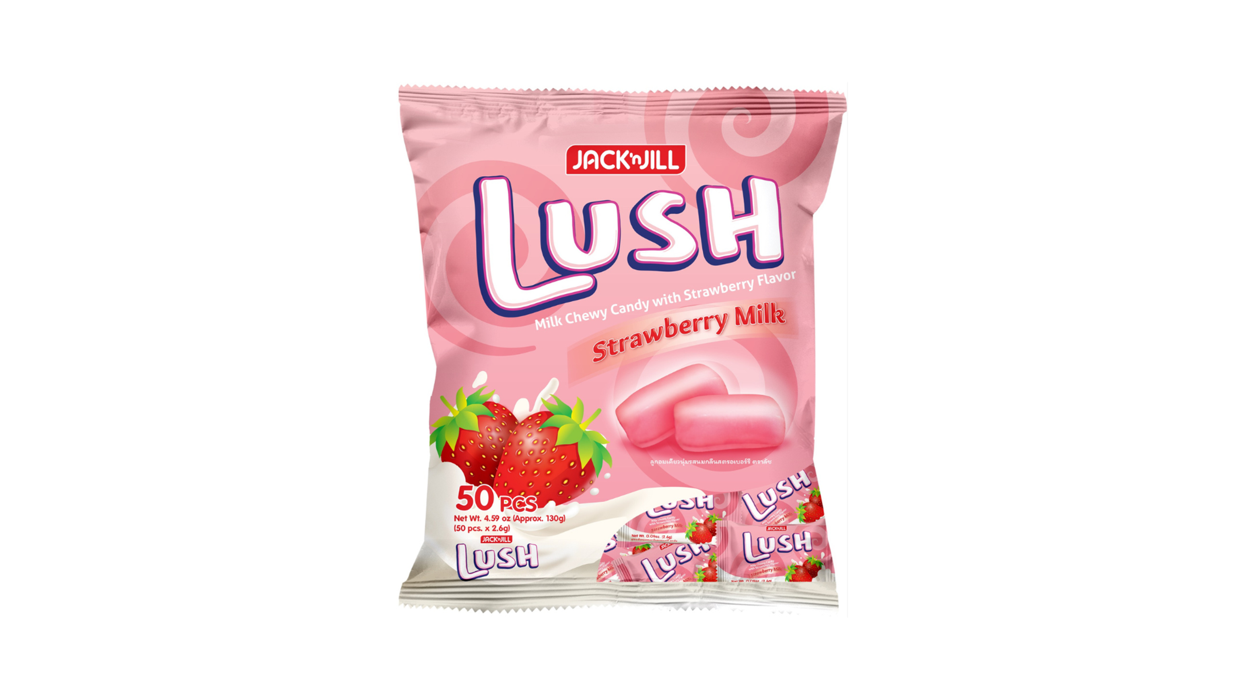 Jack 'n Jill Lush Strawberry Milk 50 Pieces delivery in the Philippines ...