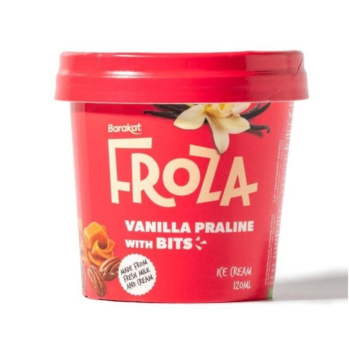 Buy Barakat Froza Vanilla Praline Ice Cream, 120ml Online in Oman | Talabat Oman