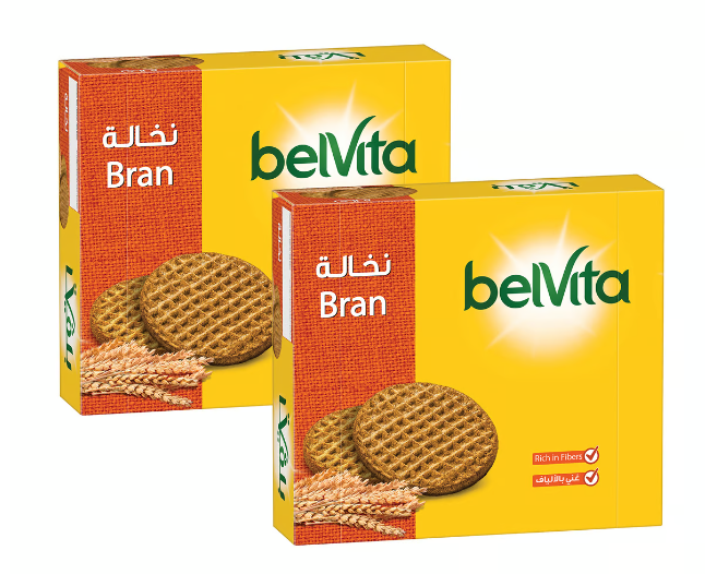 Buy Belvita Bran Biscuit Value Pack, 8x56g, 2 Packets Online in Bahrain ...