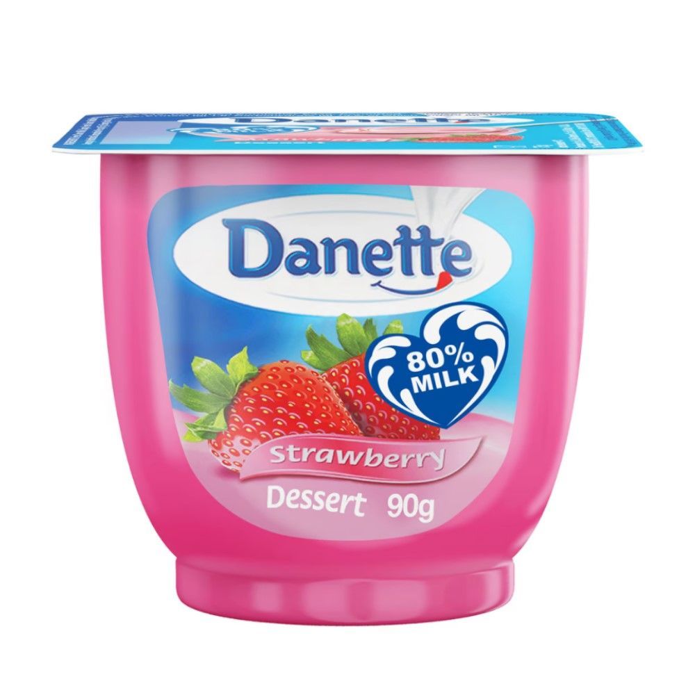 Buy Danette Strawberry Flavoured Dessert, 90g Online in Kuwait ...