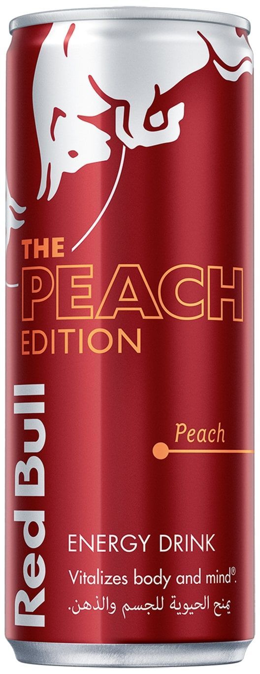 Buy Red Bull Peach Energy Drink, 250ml Online in Egypt | Talabat Egypt