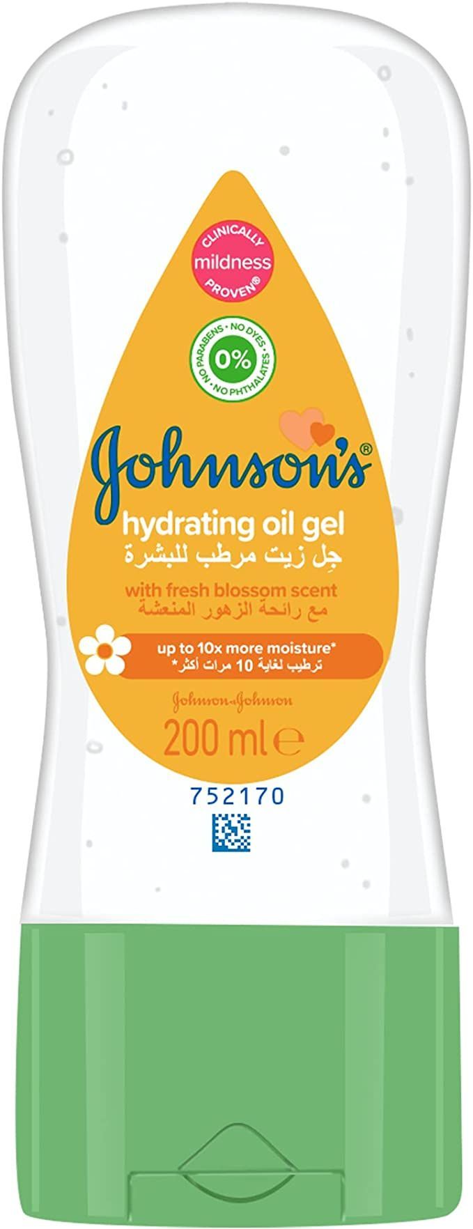 Buy Johnson's Baby Hydrating Oil Gel with Fresh Blossom Scent, 200ml ...
