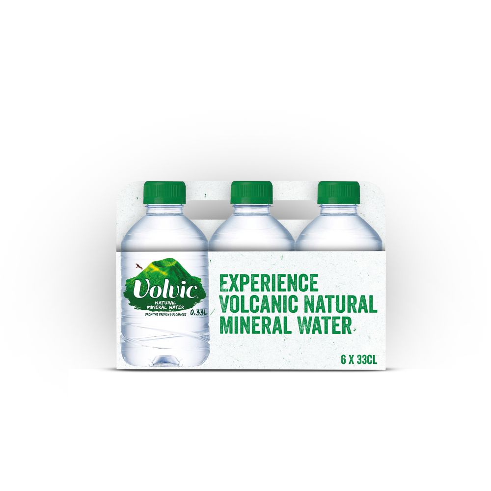 Buy Volvic Natural Mineral Water, 6x330ml Online in UAE | Talabat UAE