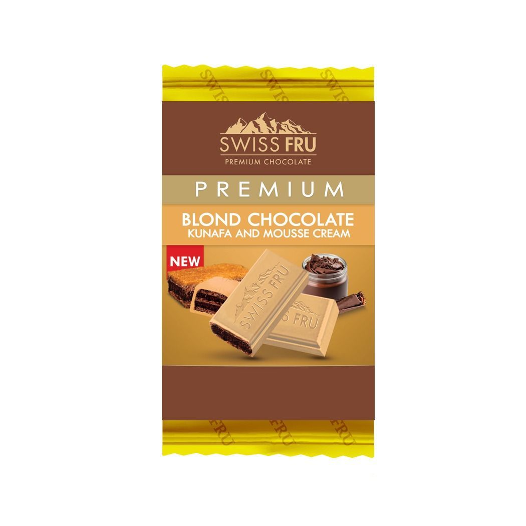Buy Swiss Fru Chocolate Mousse Blonde Kunafa, 160g Online in Egypt ...