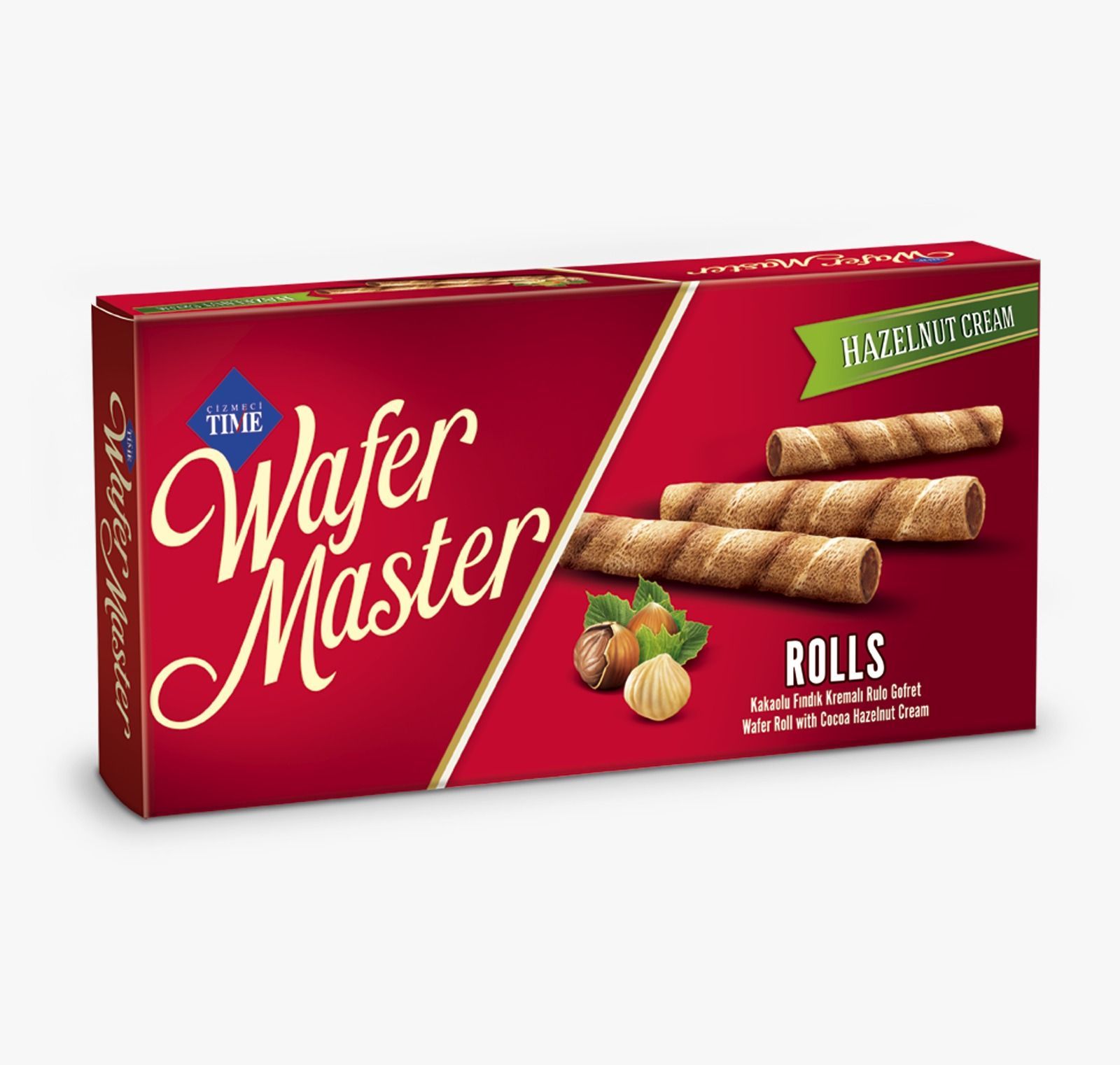 Buy Time Wafer Master Rolls with Cocoa Hazelnut Cream, 65g Online in ...
