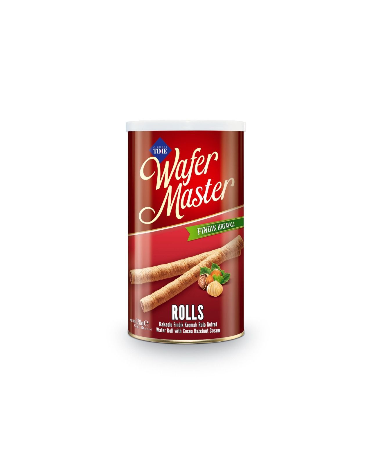 Buy Time Wafer Master Rolls with Hazelnut Cream, 120g Online in Egypt ...