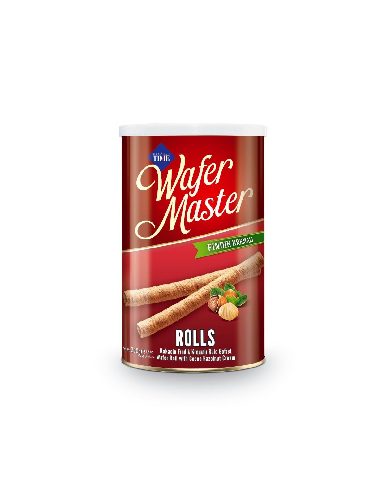 Buy Time Wafer Master Rolls with Hazelnut Cream, 250g Online in Egypt ...