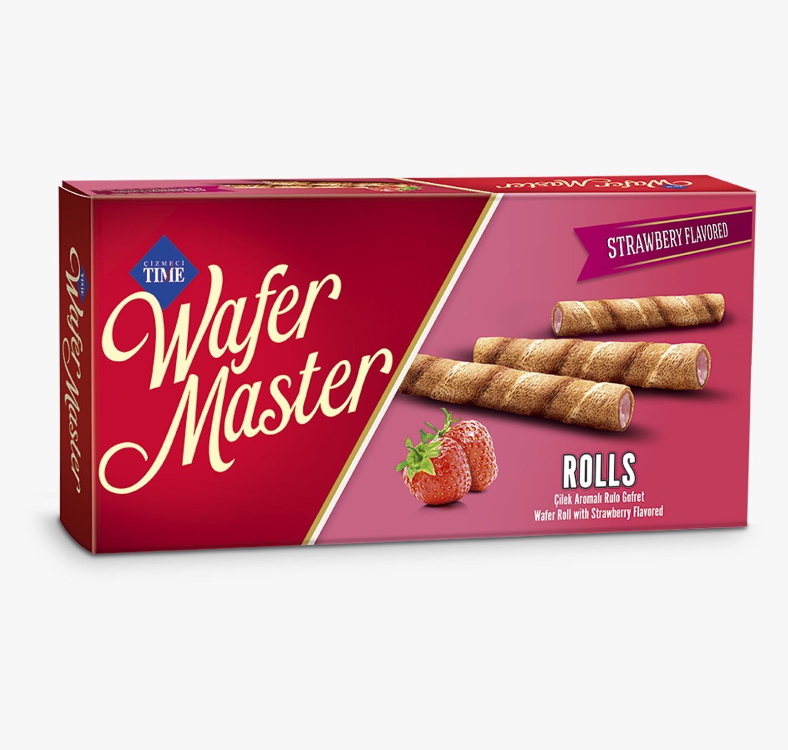 Buy Time Wafer Master Rolls with Strawberry Cream, 65g Online in Egypt ...