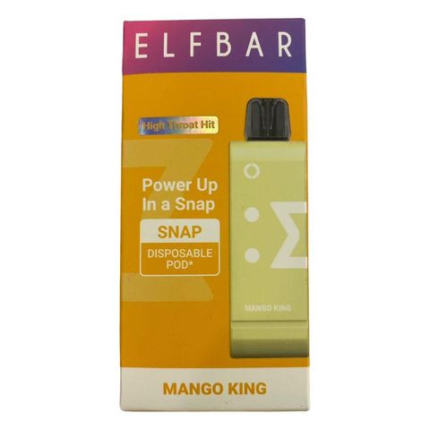 Elfbar Snap 14k Puffs Prefilled Cartridge Mango King 1 Piece delivery ...
