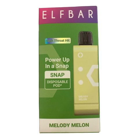 Elfbar Snap 14k Puffs Prefilled Cartridge Melody Melon 1 Piece delivery ...