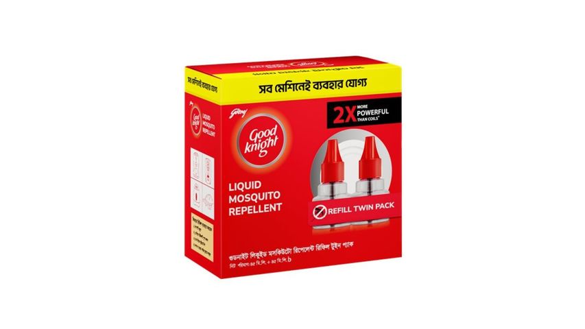 Good Knight Liquid Mosquito Repellent Refill Twin Pack 45ml delivery in ...