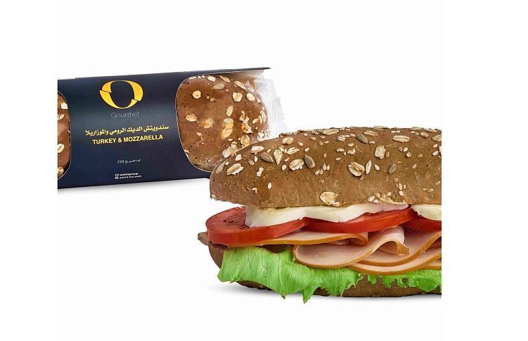 Buy Oishii O Gourmet Turkey and Mozzarella Sandwich, 210g Online in ...