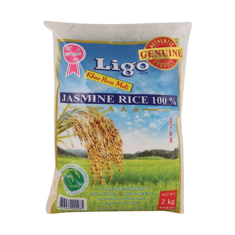 Buy Ligo Jasmine Rice, 2kg Online in Bahrain | Talabat Bahrain