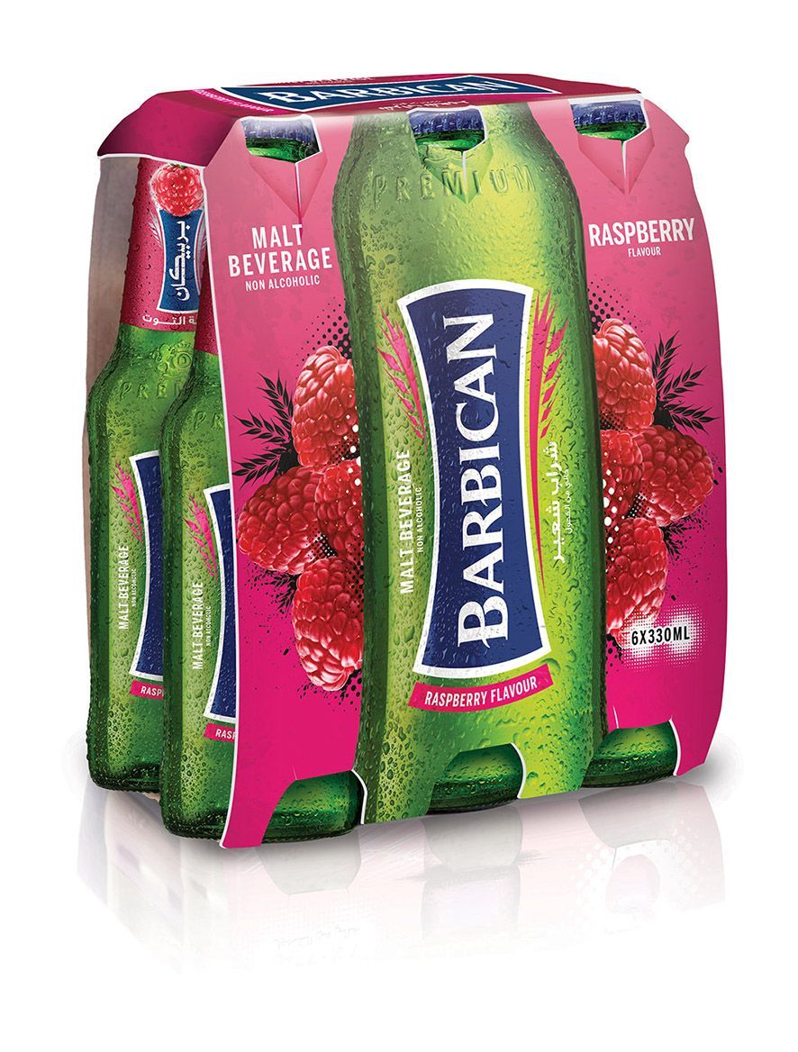 Buy Barbican Raspberry Non Alcoholic Malt Drink, 6x330ml Online in Oman ...