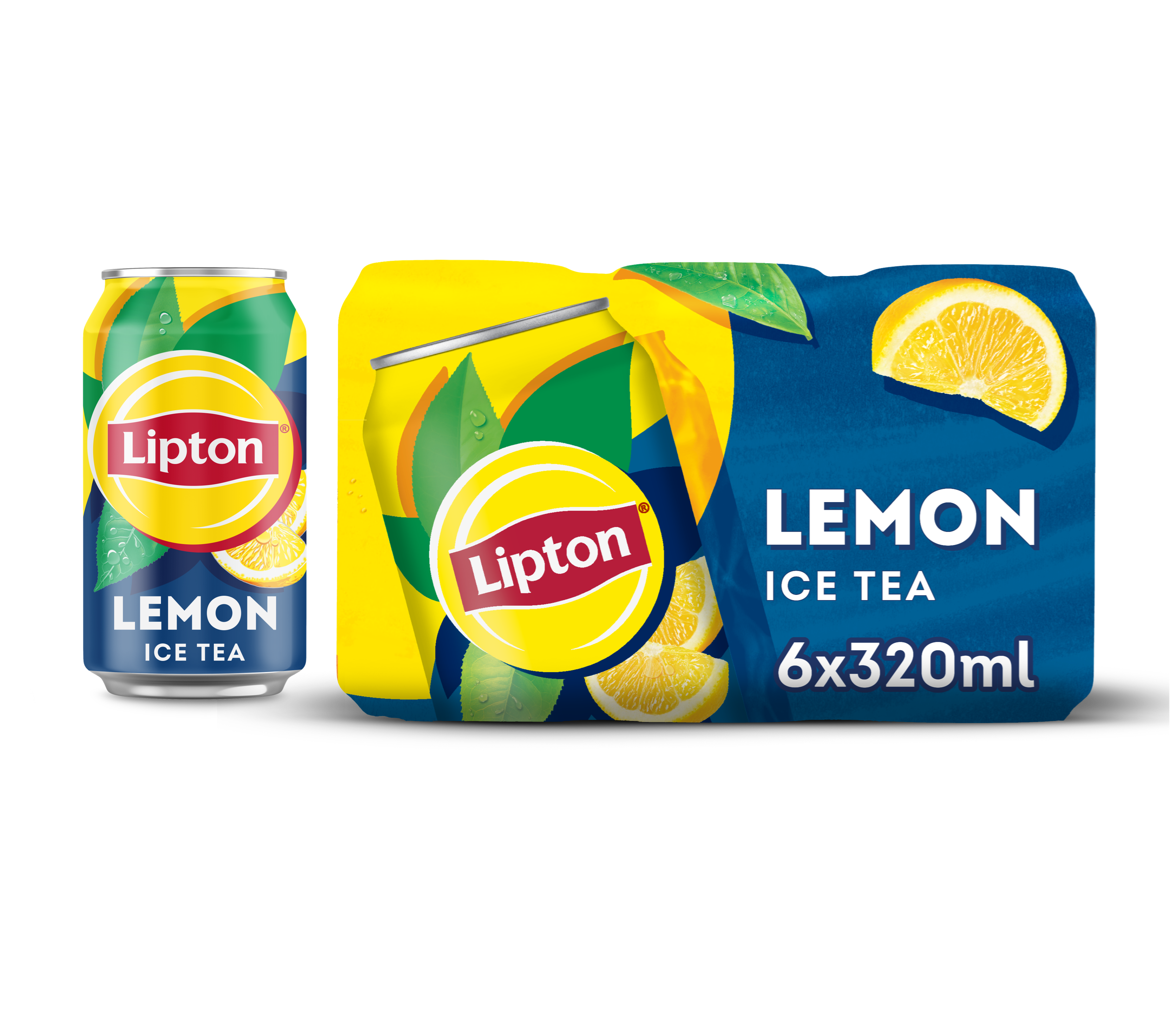 Buy Lipton Lemon Ice Tea Drink, 6x320ml Online in Jordan | Talabat Jordan