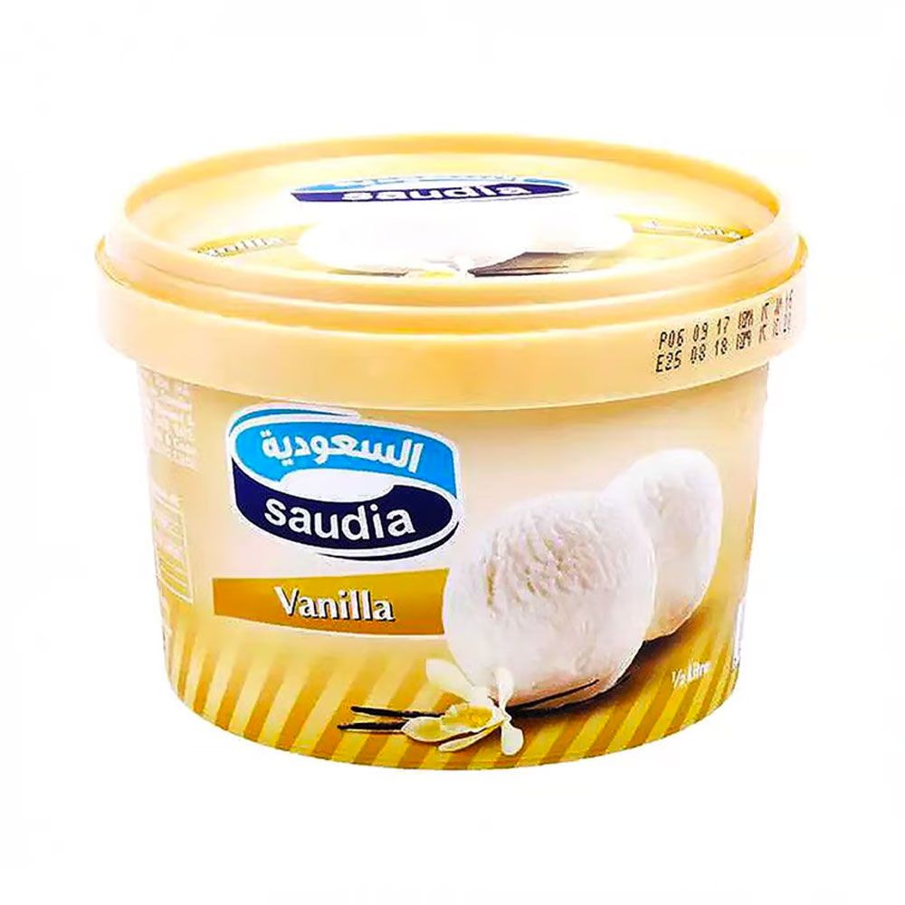 Buy Saudia Vanilla Ice Cream, 500ml Online in Jordan | Talabat Jordan