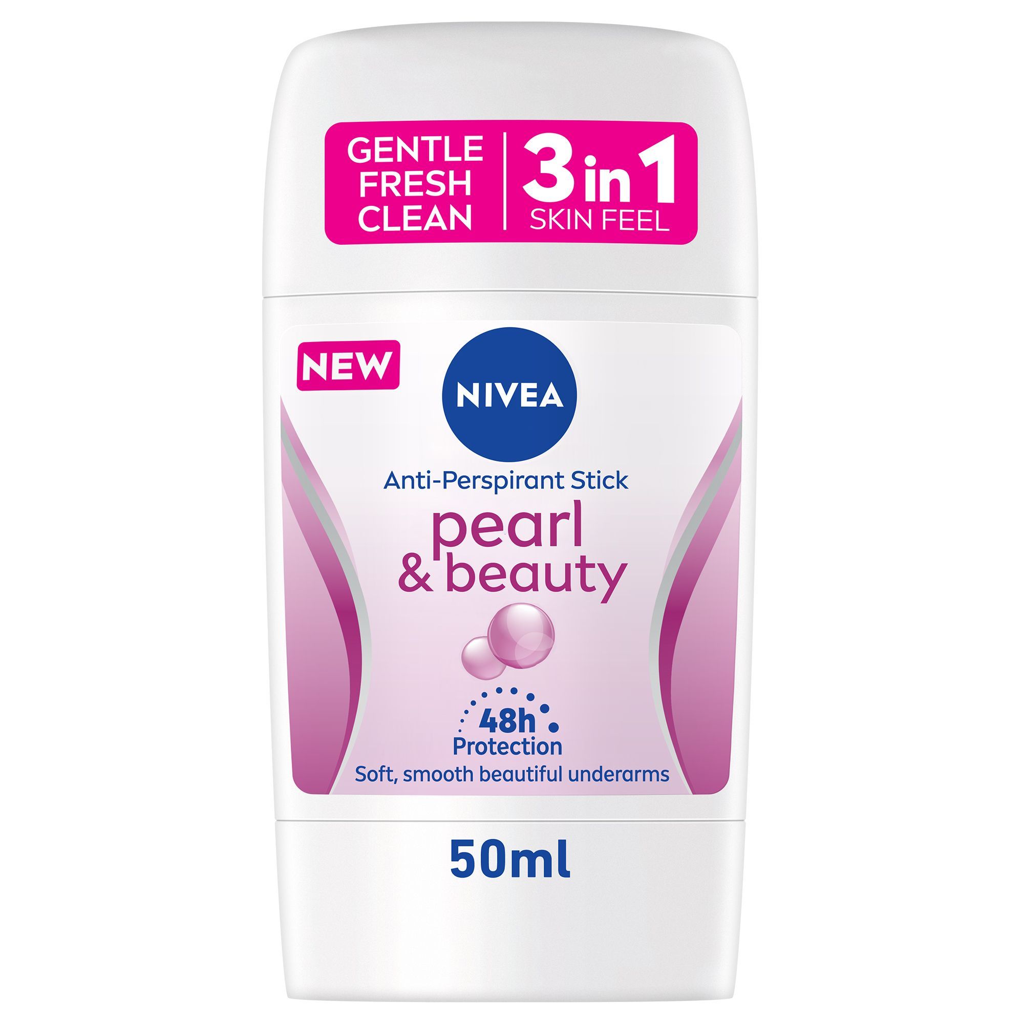 Buy Nivea Pearl & Beauty Antiperspirant Deodorant Stick for Women 50ml ...