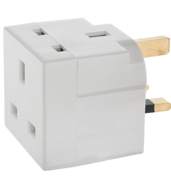 Buy 3 Way Adapter With Neon 13 amp Online in Bahrain | Talabat Bahrain