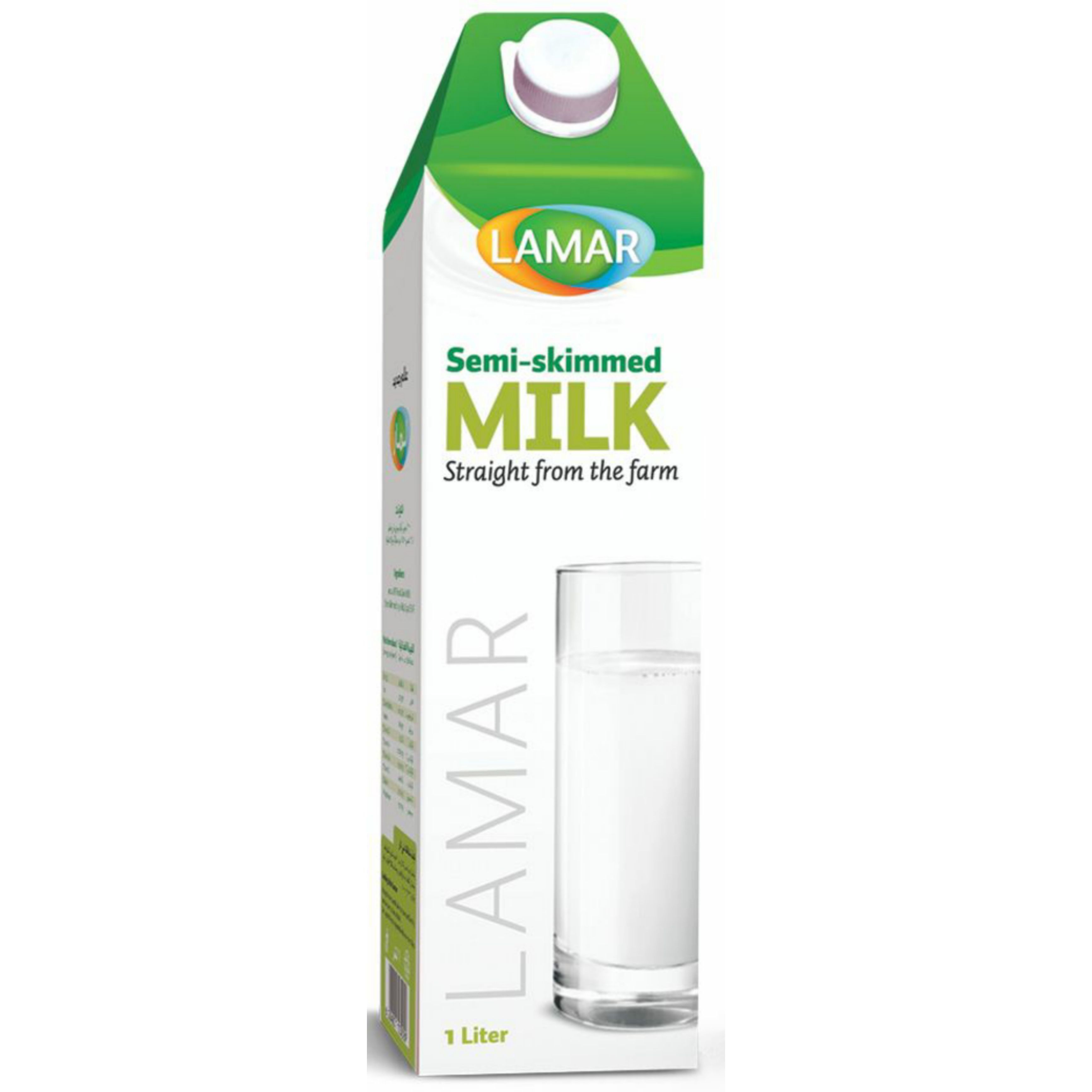 Buy Lamar Half Cream Milk, 1L Online in Egypt | Talabat Egypt