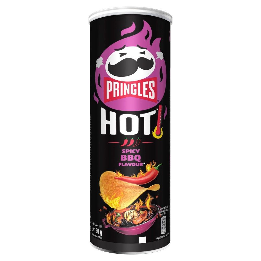 Buy Pringles Hot Spicy Bbq Flavour Potato Chips, 160g Online in Egypt ...