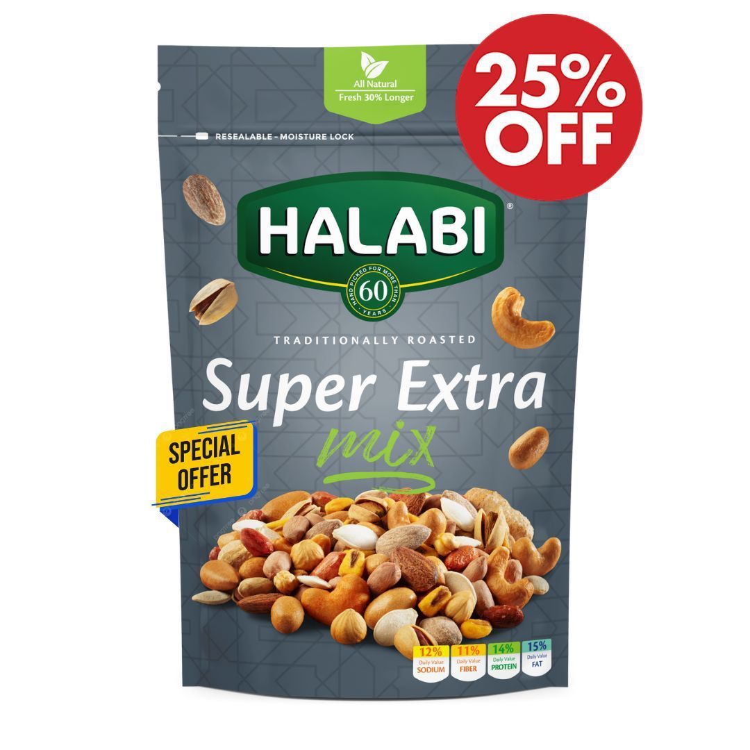 Buy Halabi Super Extra Mix Nuts, 250g @Special Offer Online in Kuwait ...