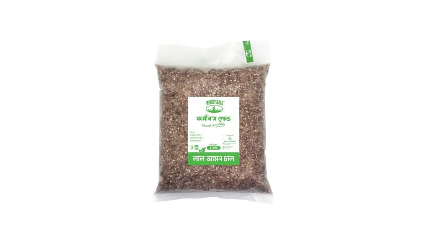 Farmer's Gold Red Amon Rice 2kg delivery in Bangladesh | foodpanda
