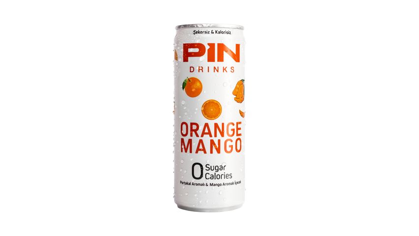 Pin Portakal & Mango Aromalı Beyaz Çaylı İçecek Kutu 250 ml ...