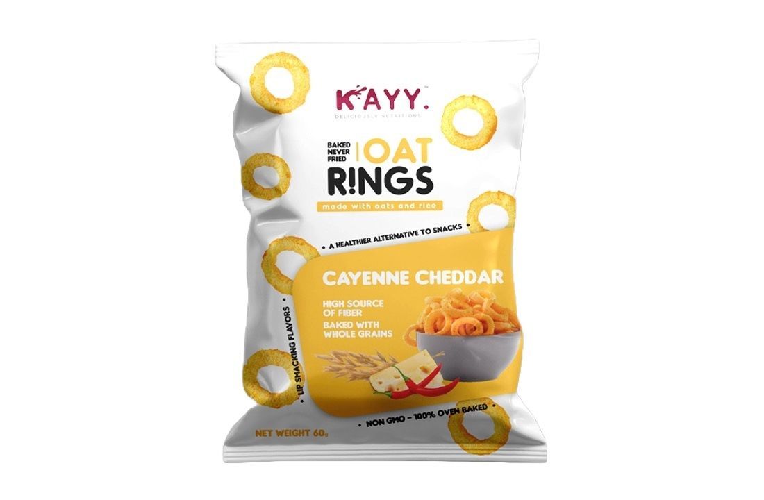Buy Kayy Oat Protein Rings with Cayenne Cheddar Flavor (Oven Baked ...