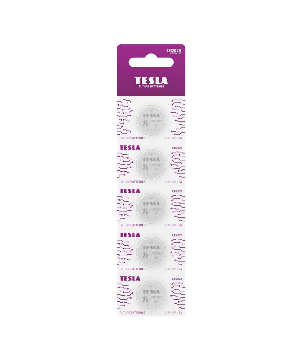 Buy Tesla Batteries Teslacr2025 Lithium, 5 Pieces Online in UAE ...