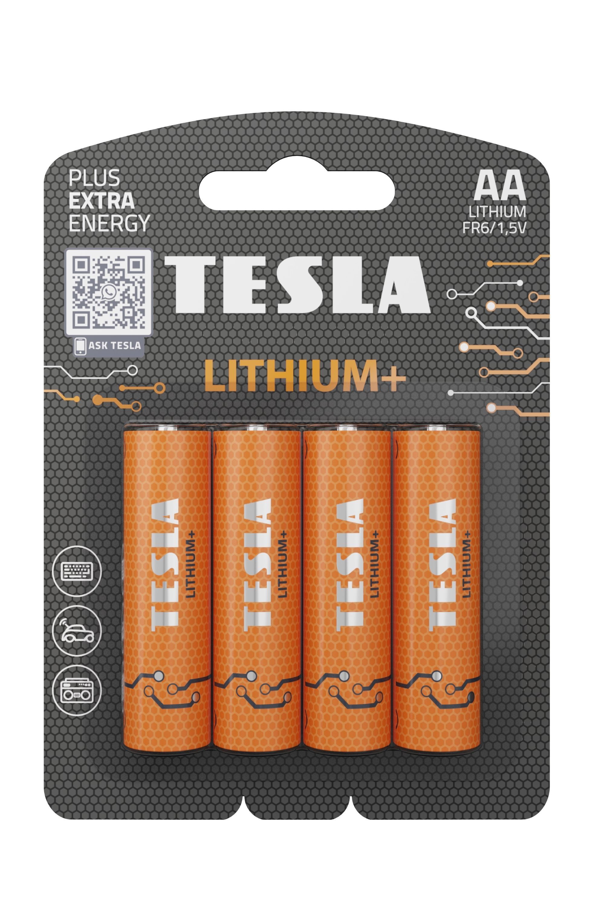 Buy Tesla Batteries Super Power AA Lithium Online in UAE | Talabat UAE