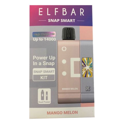 Elfbar Snap 14k Puffs Full Kit Mango Melon 1 Piece delivery in ...